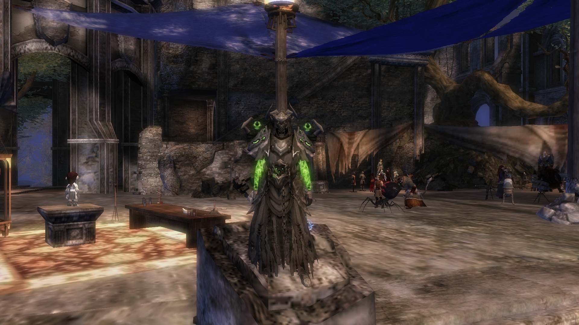 [TIL] In GW2 beta you could dye Citadel of Flame armor's fire textures ...